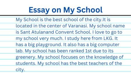 My School Essay in English for All Classes in 10 Lines, 150, 250 & 500 ...