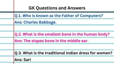 General Knowledge: Top GK Questions with Answers for School Assembly