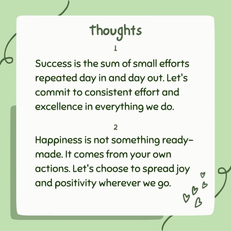 100+ Thought of the Day for Morning School Assembly in English