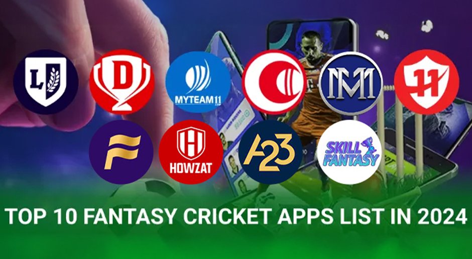 Top 10 Fantasy Cricket Apps in India 2024